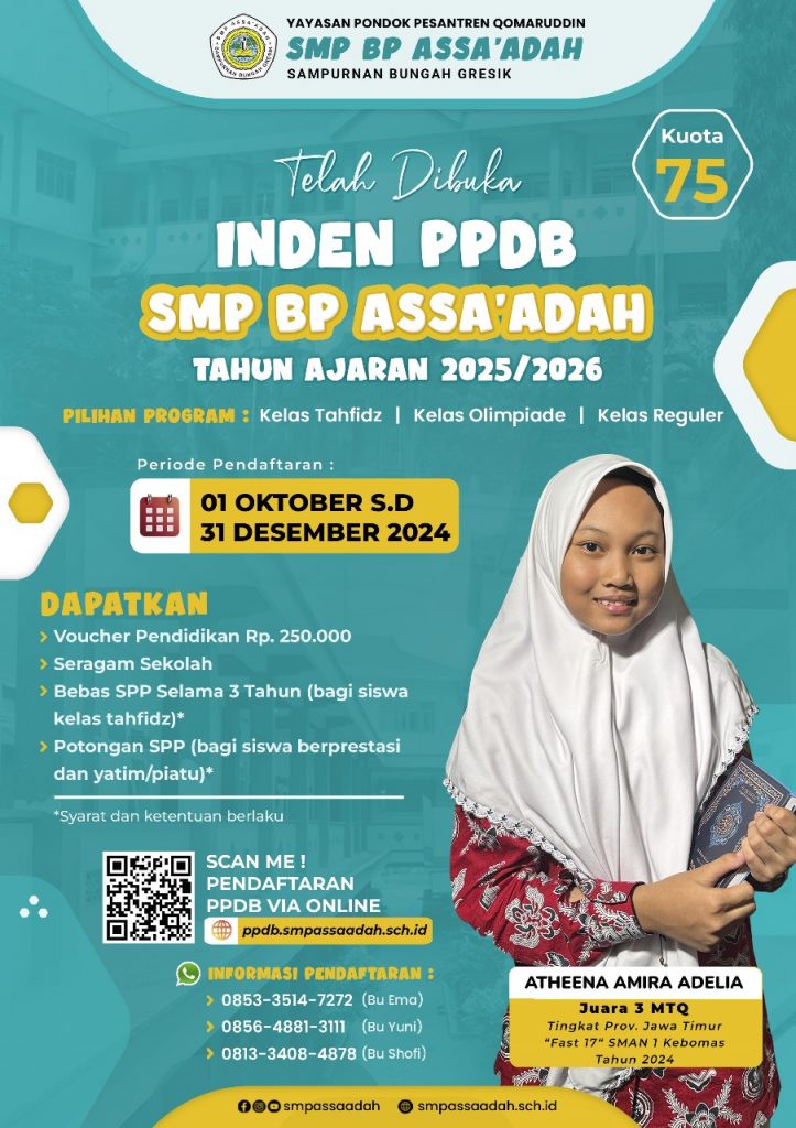 Jalur Indent - SMP Assaadah